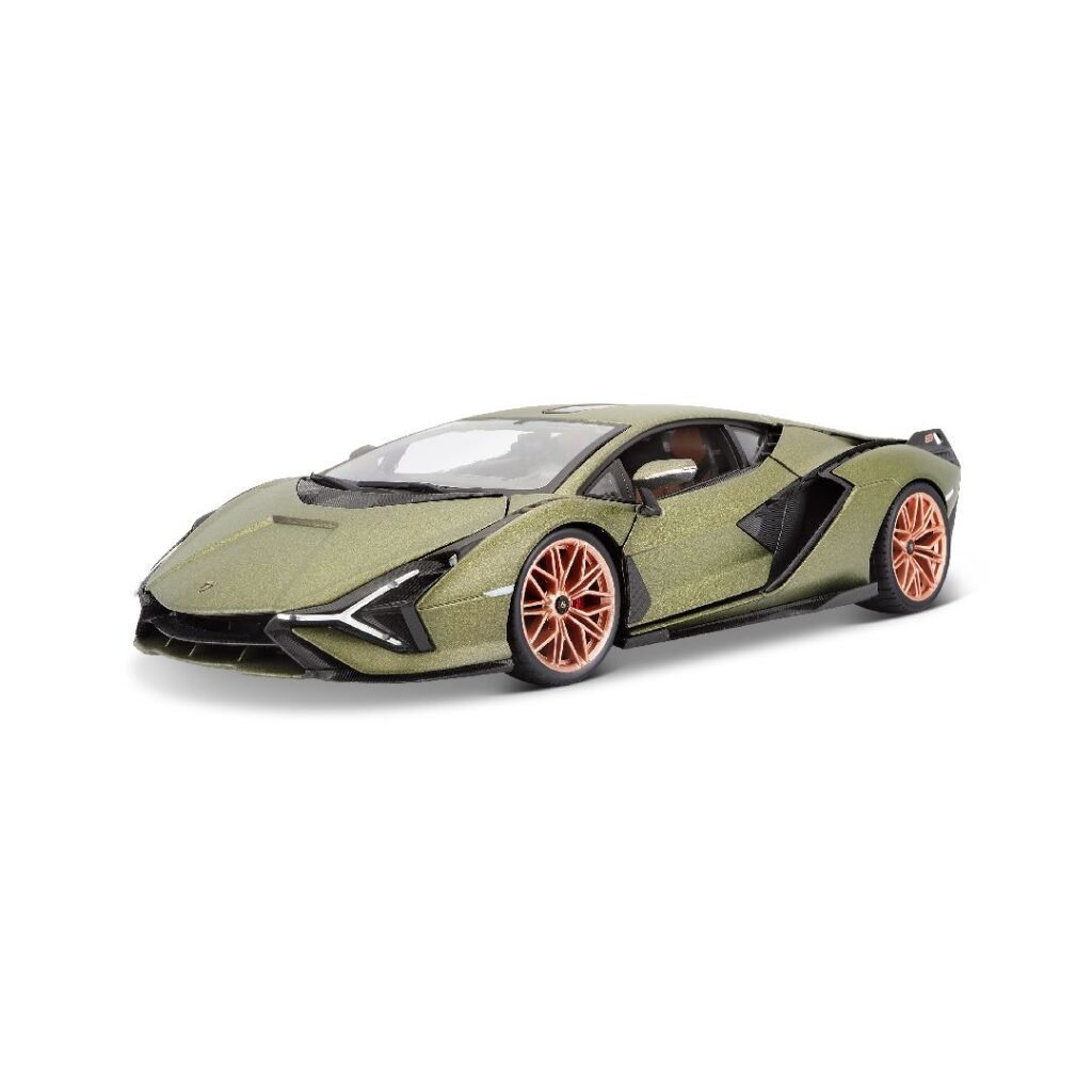 Bburago 1/18 Lamborghini Sián FKP37 (Metallic Matte Green) – Advance ...